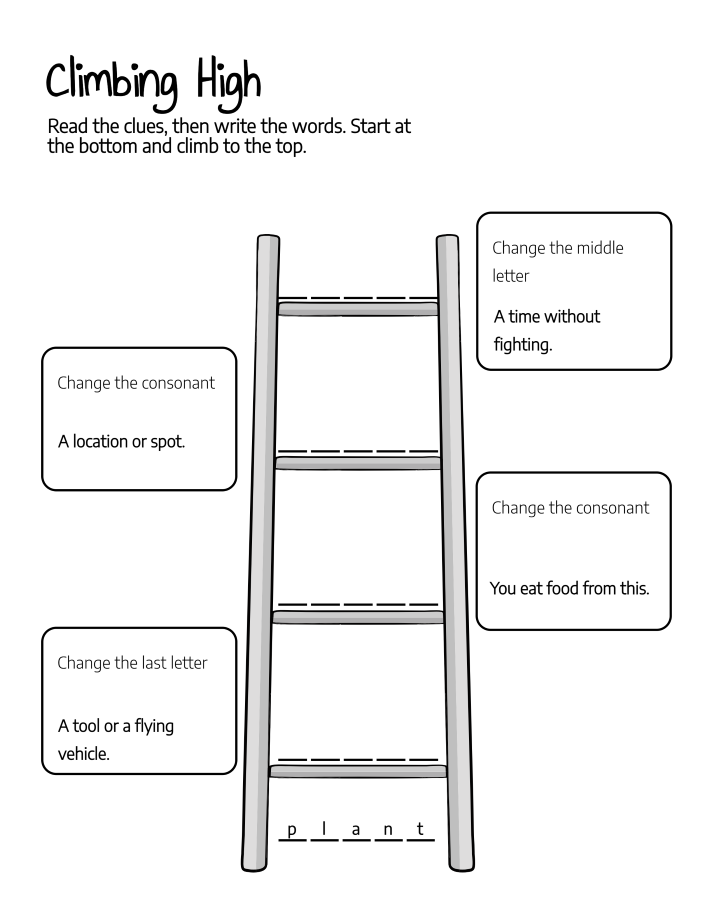 Word Ladder Worksheets Generator – Word Ladder Worksheets Generator