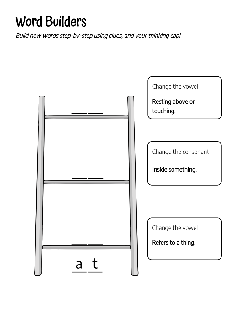 Word Ladder Worksheets Generator – Word Ladder Worksheets Generator