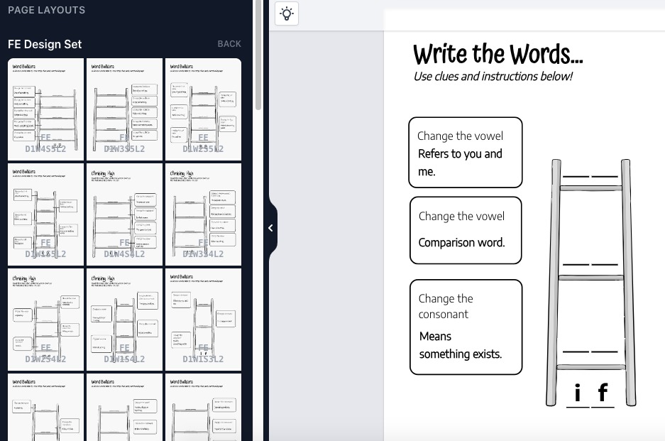 Word Ladder Worksheets Generator – Word Ladder Worksheets Generator